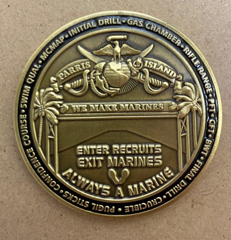 Graduation Coin - Devil Dog Headquarters